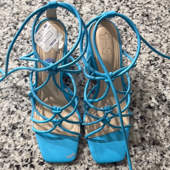 Jessica Simpson | Shoes | Jessica Simpson Blue Stiletto Heels | Poshmark